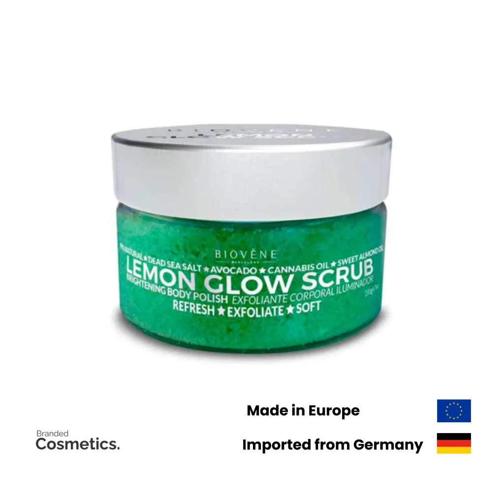 Biovène Lemon Glow Scrub 200g | Branded Cosmetics